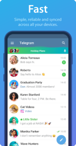 Telegram MOD APK ( V12.0.2 ) [Premium Unlocked] Free Download