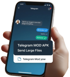 Telegram MOD APK ( V12.0.2 ) [Premium Unlocked] Free Download